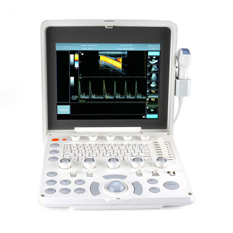 12.1-inch LED Monitor Portable Ultrasound Scanner Color Doppler Machine ...