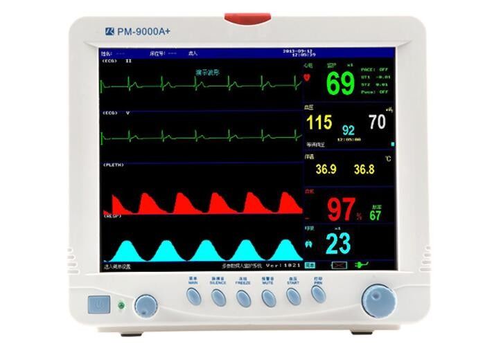 Economical Multi - Parameter Patient Monitor With 12.1 Inch TFT True ...