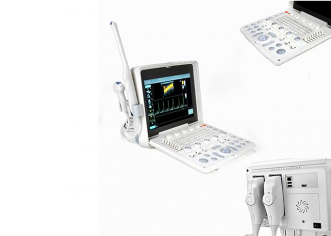2 Probe Connectors Portable Ultrasound Scanner With High Resolution CFM ...