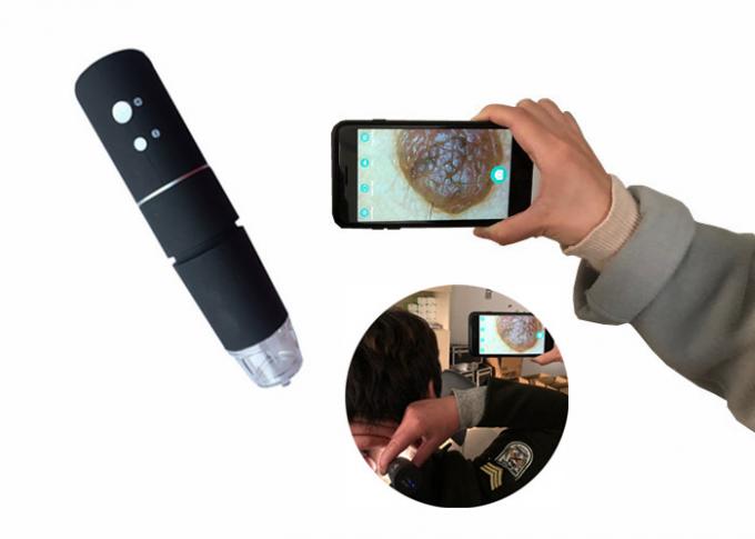 WIFI Skin Analyer Digital Video Dermatoscope Skin Watcher With 2 ...